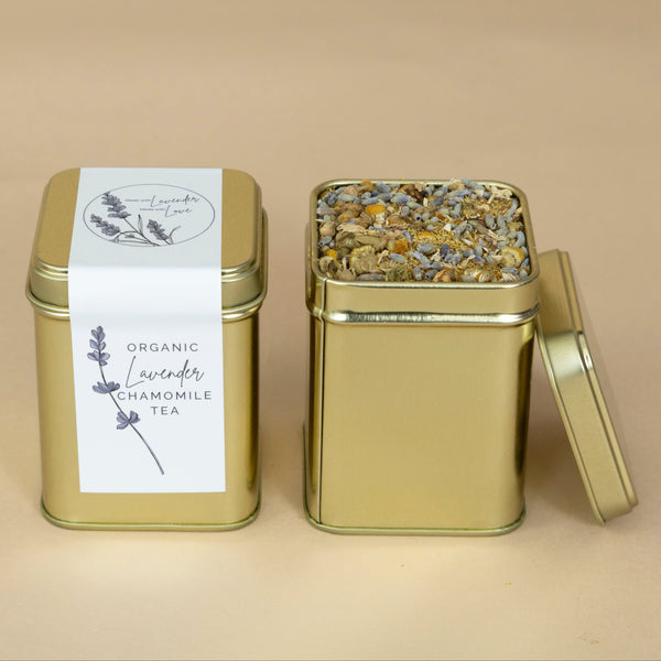 Organic Lavender Chamomile Tea The Lavender Store